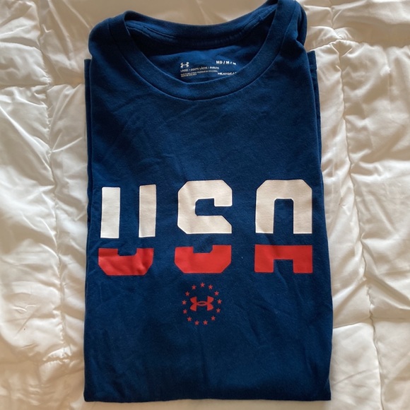 Under Armour | Shirts | Usa Under Armour Heatgear Tshirt | Poshmark